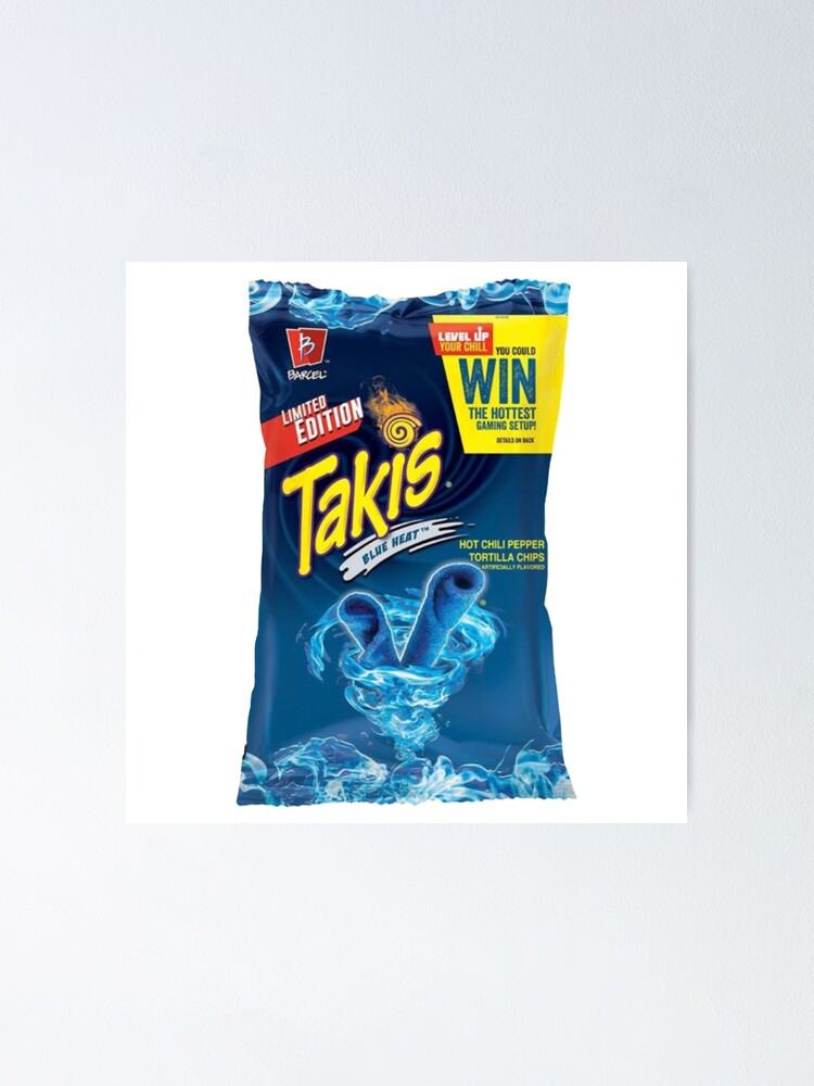 "Blue kids Fun Takis hot chip sticker " Poster for Sale by hollyrogers ...