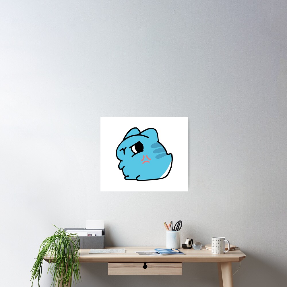 "Bugcat Capoo , Angry" Poster for Sale by Mochi-Animals | Redbubble