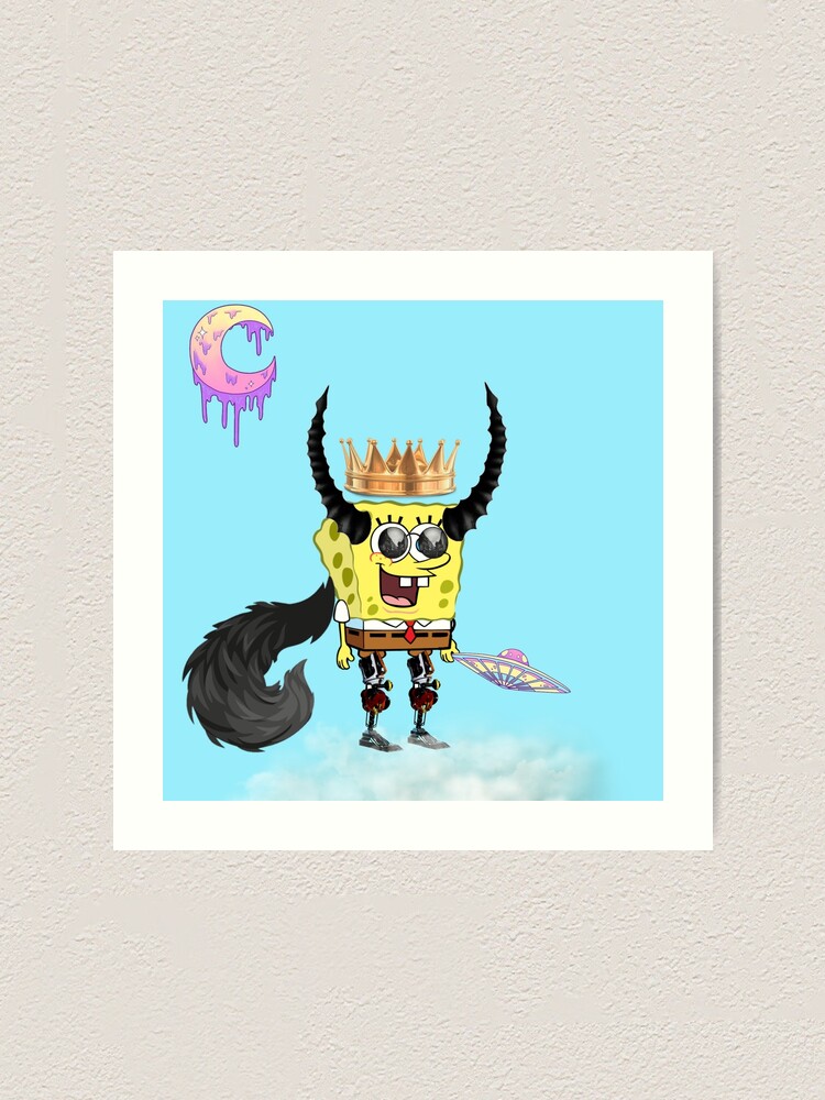 "Spongebob crborg devil" Art Print for Sale by mirzaafrid | Redbubble