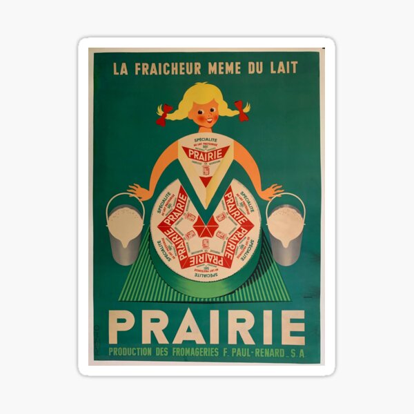 "Prairie spritz vintage" Sticker for Sale by cynthiamckee | Redbubble