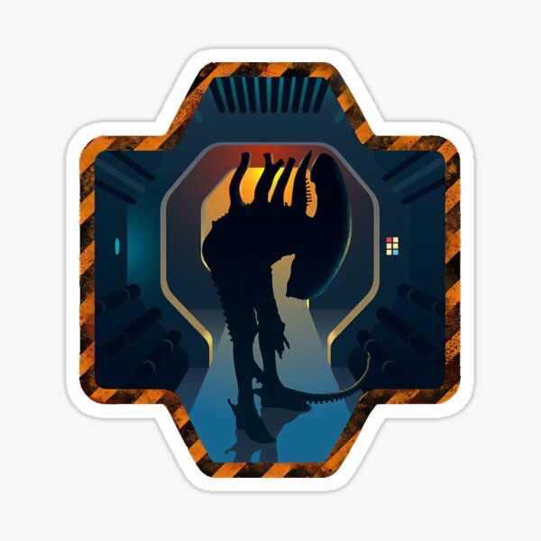 "Alien " Sticker for Sale by AshleySan84254 | Redbubble