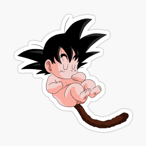 "a baby goku" Sticker for Sale by theartdesine | Redbubble
