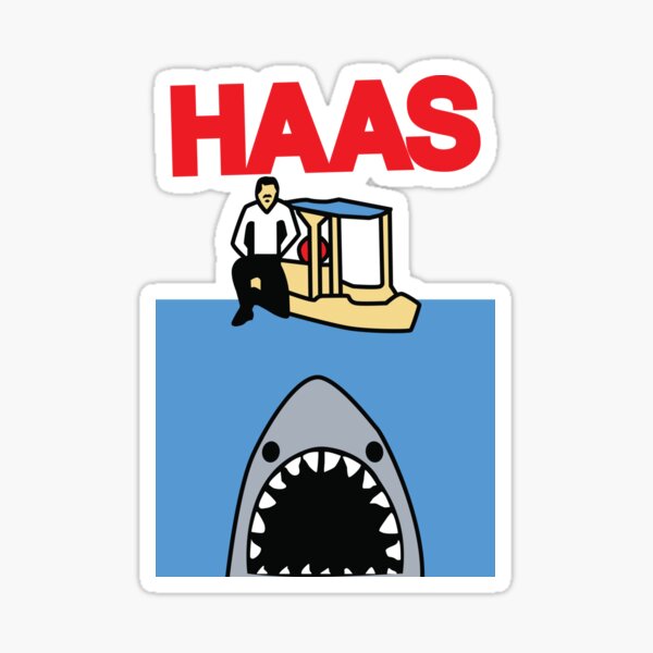 "Guenther Steiner Haas" Sticker for Sale by KwokArts | Redbubble