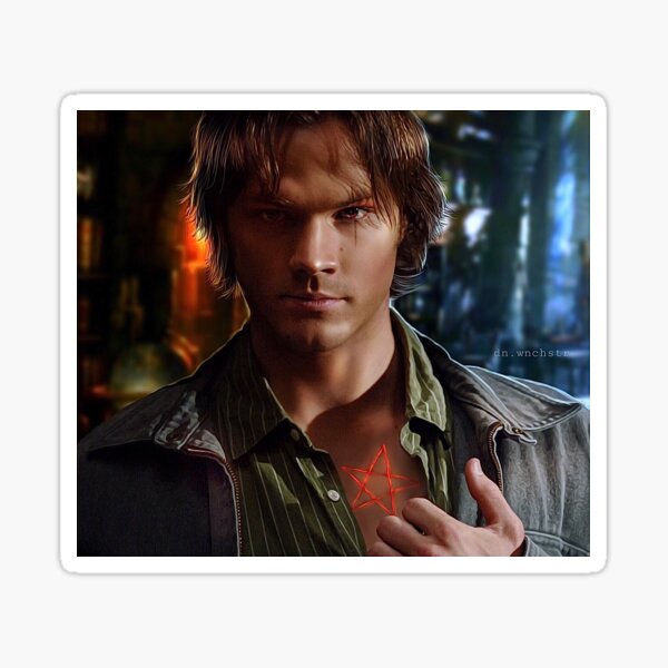 "Sam Winchester Supernatural Poster" Sticker for Sale by F0EDARE ...