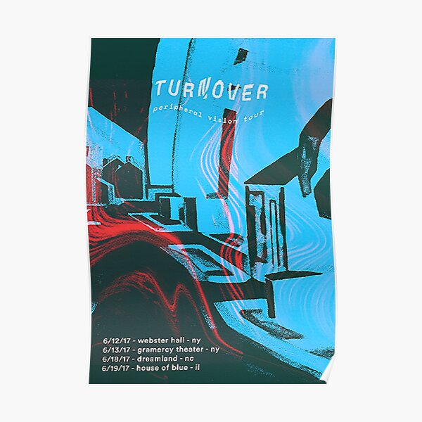 "Turnovers - Peripheral Vision Tour" Poster for Sale by Neeleyy | Redbubble
