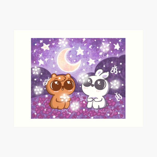 " SKZOO Han Quokka & Leebit" Art Print for Sale by enlilly | Redbubble