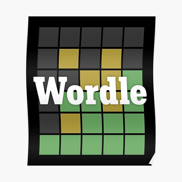 "Wordle" Poster for Sale by zamualnight | Redbubble
