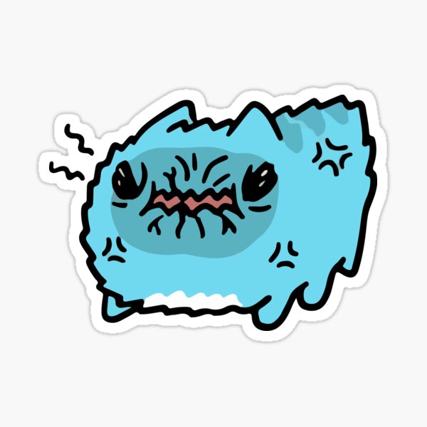 "Bugcat Capoo , Angry" Sticker for Sale by Mochi-Animals | Redbubble
