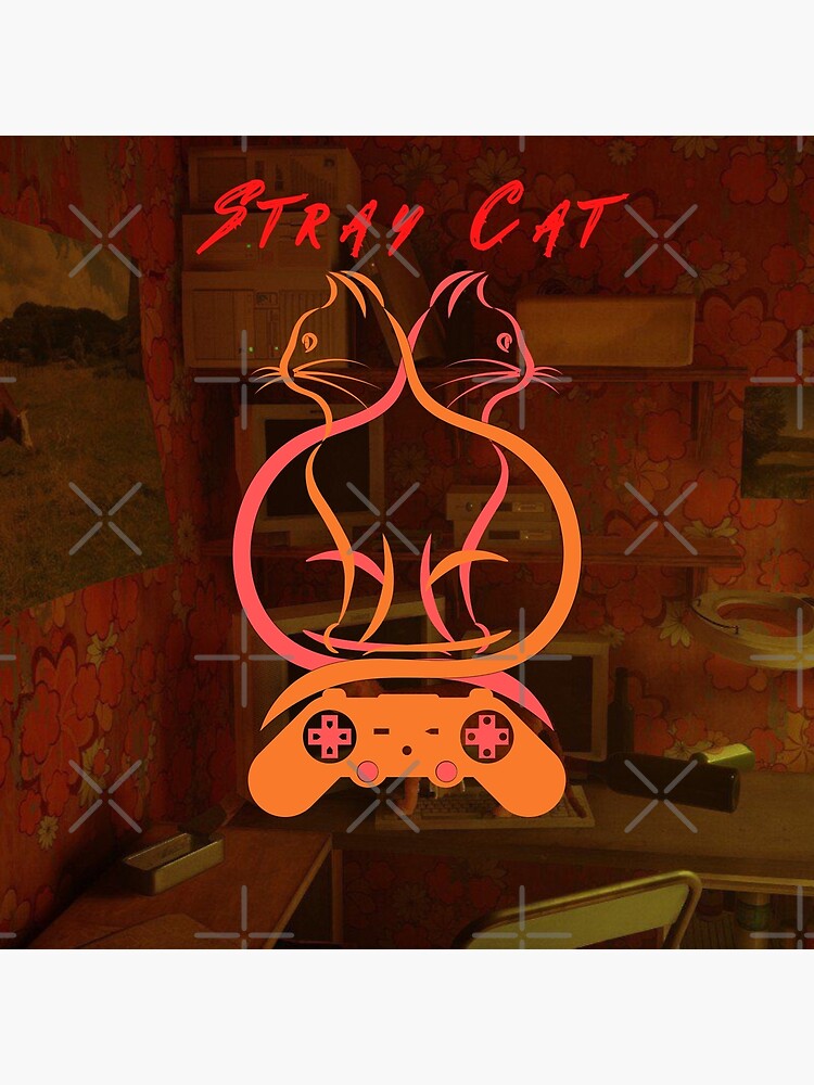 "stray cat game" Poster for Sale by artigrow | Redbubble