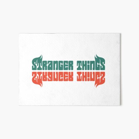 "Stranger Things vintage logo" Art Board Print for Sale by soynok ...