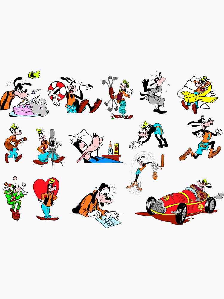 "hey goofy" Sticker for Sale by Maskan | Redbubble