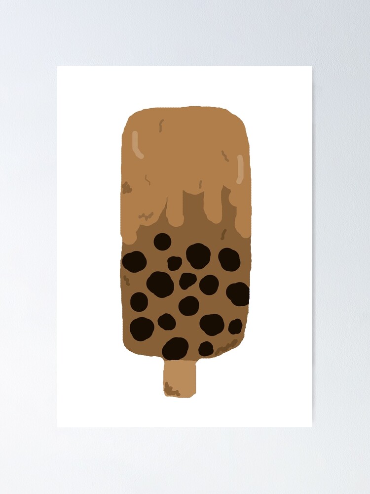 "BOBA POPSICLE- Design" Poster for Sale by tinasartstuff | Redbubble