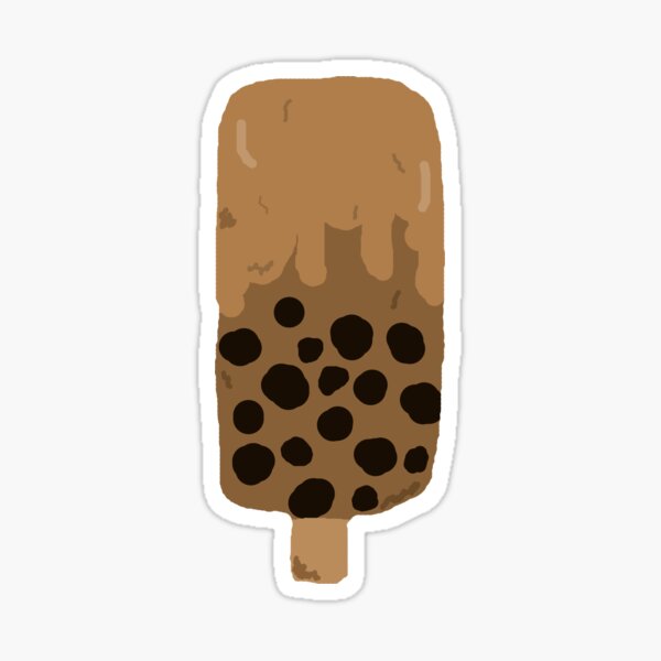 "BOBA POPSICLE- Design" Sticker for Sale by tinasartstuff | Redbubble