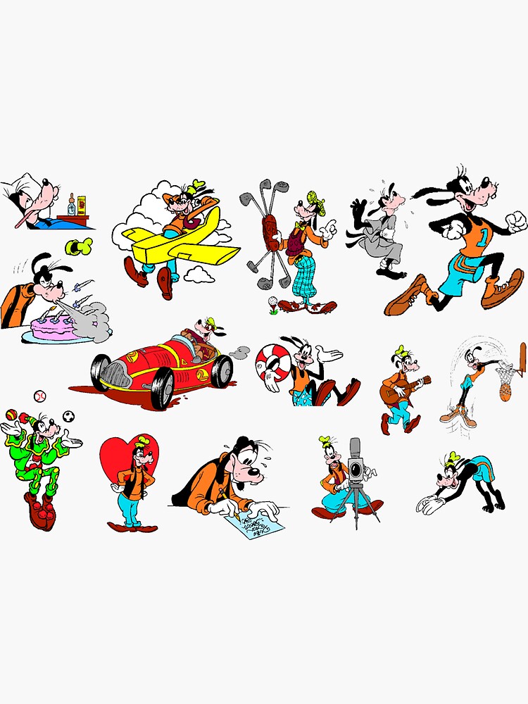 "Goofy Goofy" Sticker for Sale by Maskan | Redbubble