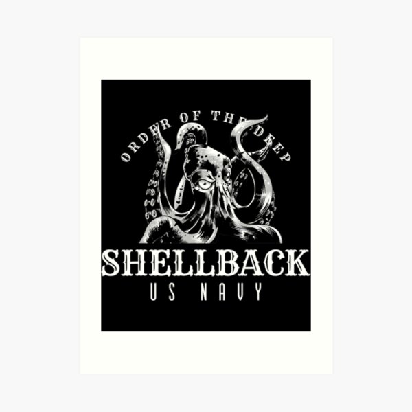 "US Navy Shellback Order of the Deep Sea Serpent" Art Print for Sale by ...