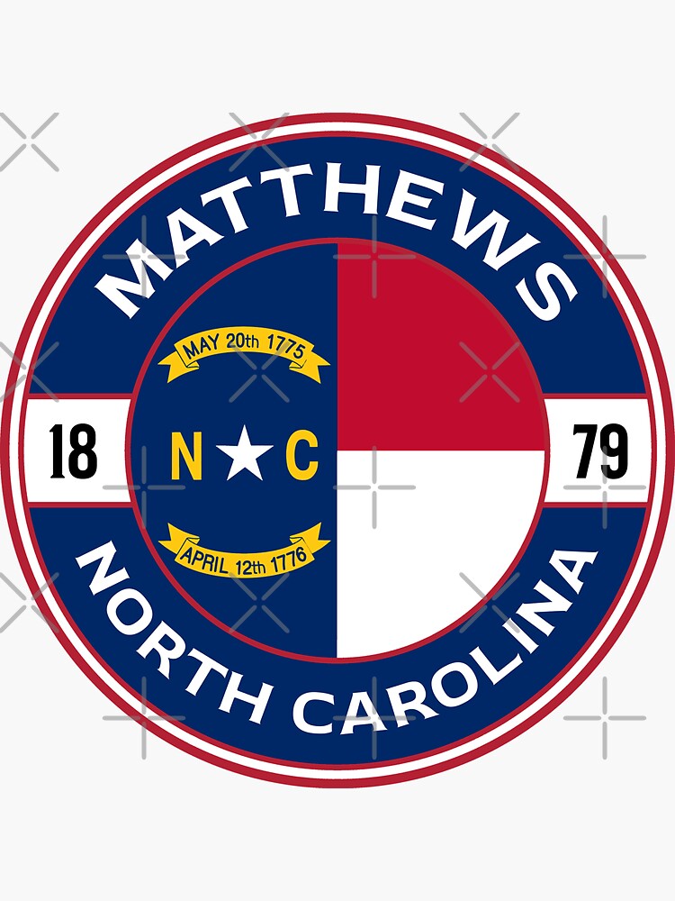"Matthews | Matthews Carolina | North Carolina State" Sticker for Sale ...