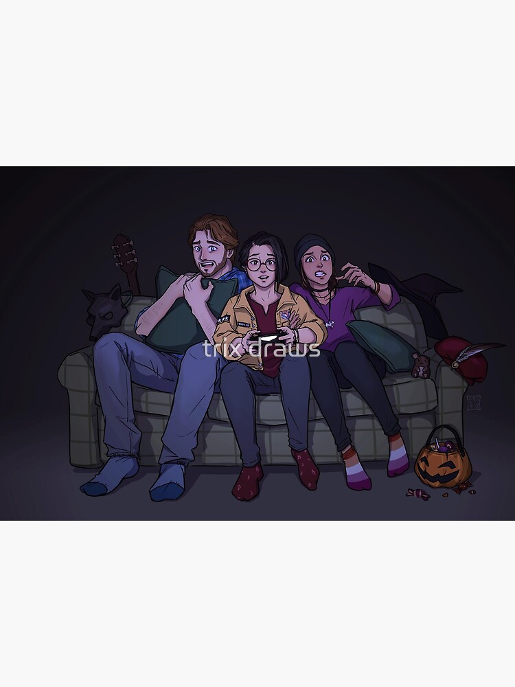 "Horror Game Night" Poster for Sale by trix draws | Redbubble