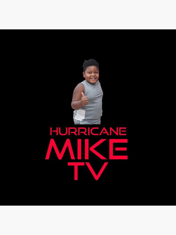 "Hurricane Mike TV logo" Sticker for Sale by Regbreezy | Redbubble