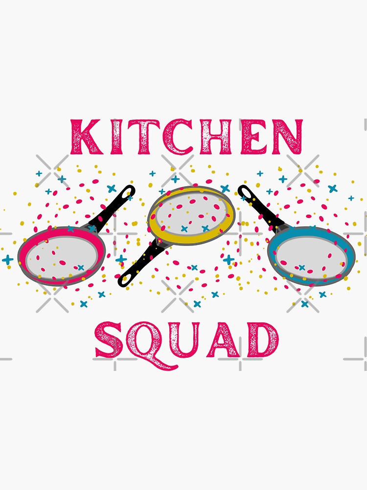 "Kitchen Squad With Pink Letters Three Pans For Pansexual People ...