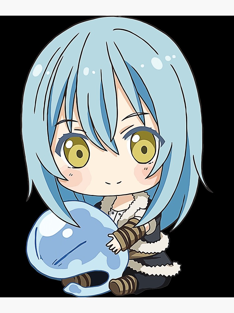 "Rimuru Chibi Sticker" Poster for Sale by ashleaeil | Redbubble