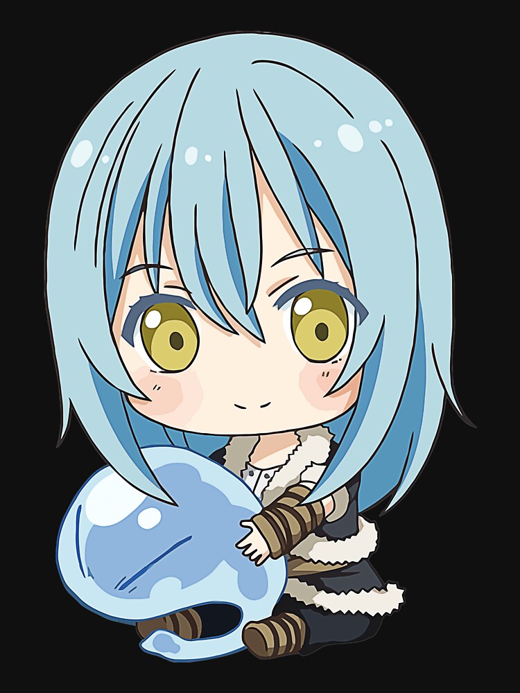 "Rimuru Chibi Sticker" T-shirt for Sale by ashleaeil | Redbubble ...