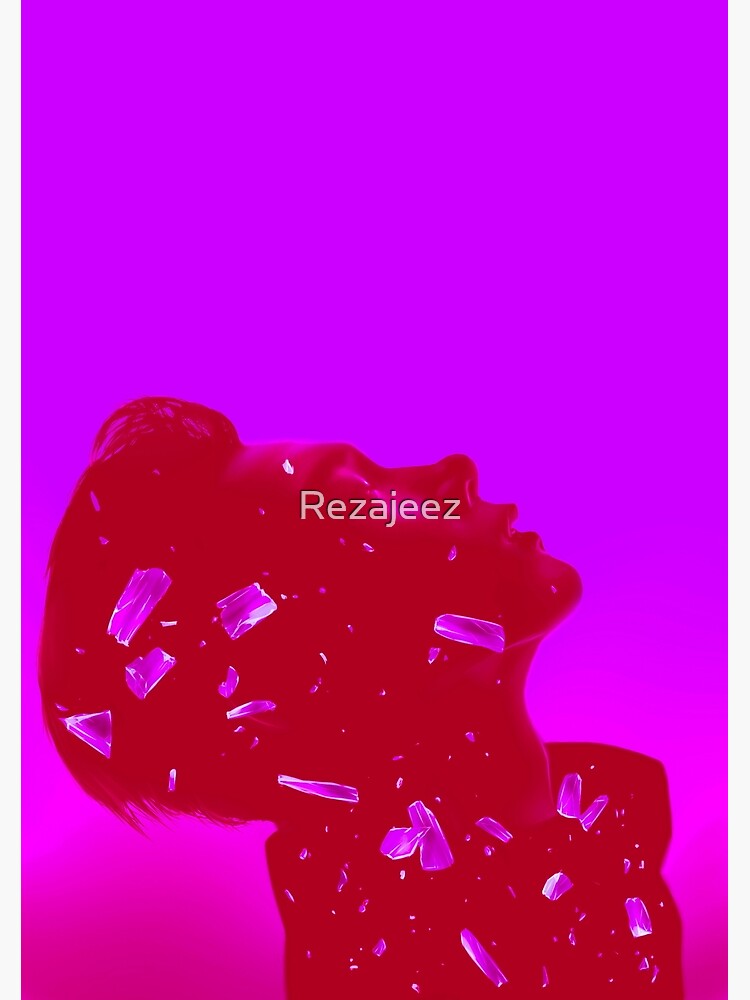 "Ten 7th Sense - Red Ver." Poster by Rezajeez | Redbubble