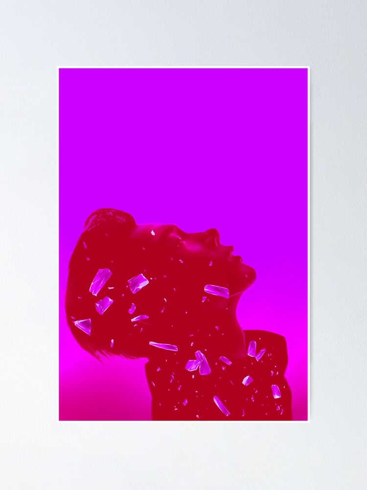 "Ten 7th Sense - Red Ver." Poster by Rezajeez | Redbubble