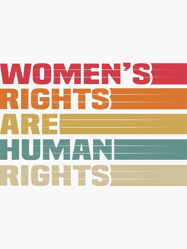 "Women's rights are human rights, Women's equality day - Cool" Sticker ...