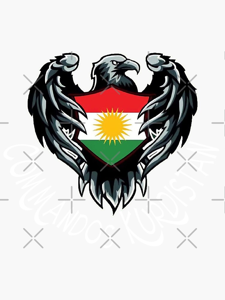 "Commandos Kurdistan " Sticker for Sale by KurdishShops | Redbubble