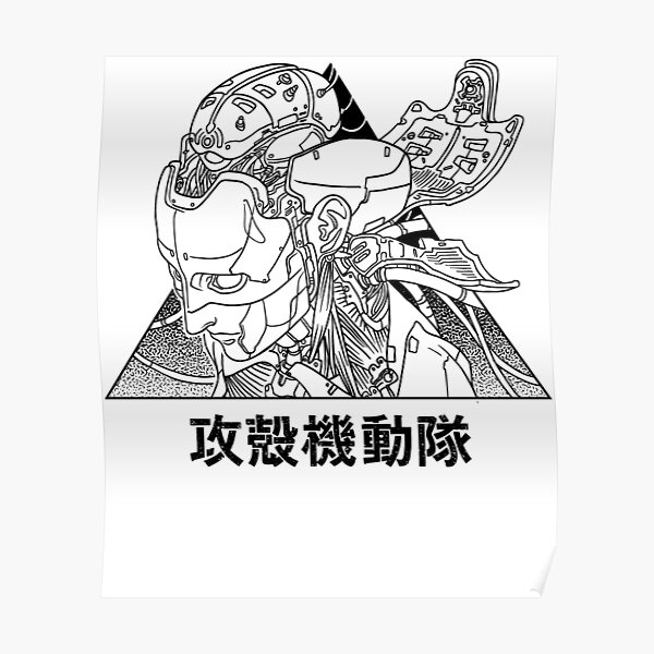 Ghost In The Shell Anime T Poster For Sale By Joaonovan Redbubble 