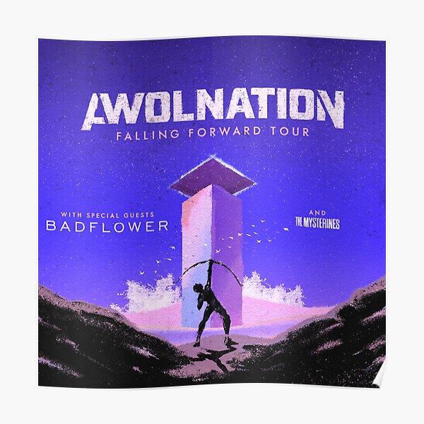"awolnation tour 2022 masjuly" Poster for Sale by dgregory3 | Redbubble