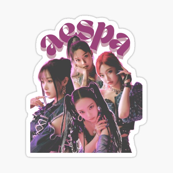"aespa next level " Sticker for Sale by mfal9900 | Redbubble