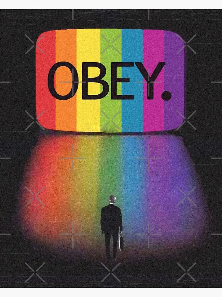 "The Obey" Poster for Sale by hailiebeistore | Redbubble