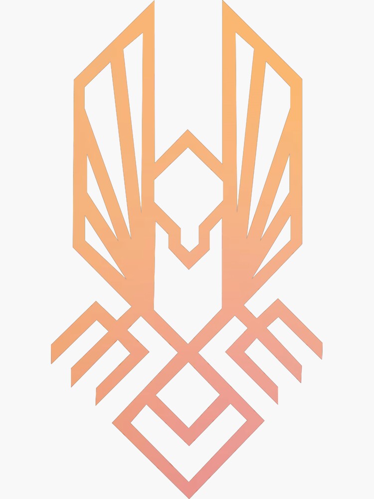 "Horizon Zero The Sun-Hawk Logo" Sticker for Sale by laveorwood | Redbubble