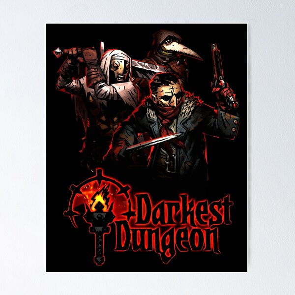 "-darkest-dungeon-" Poster for Sale by salrasras | Redbubble