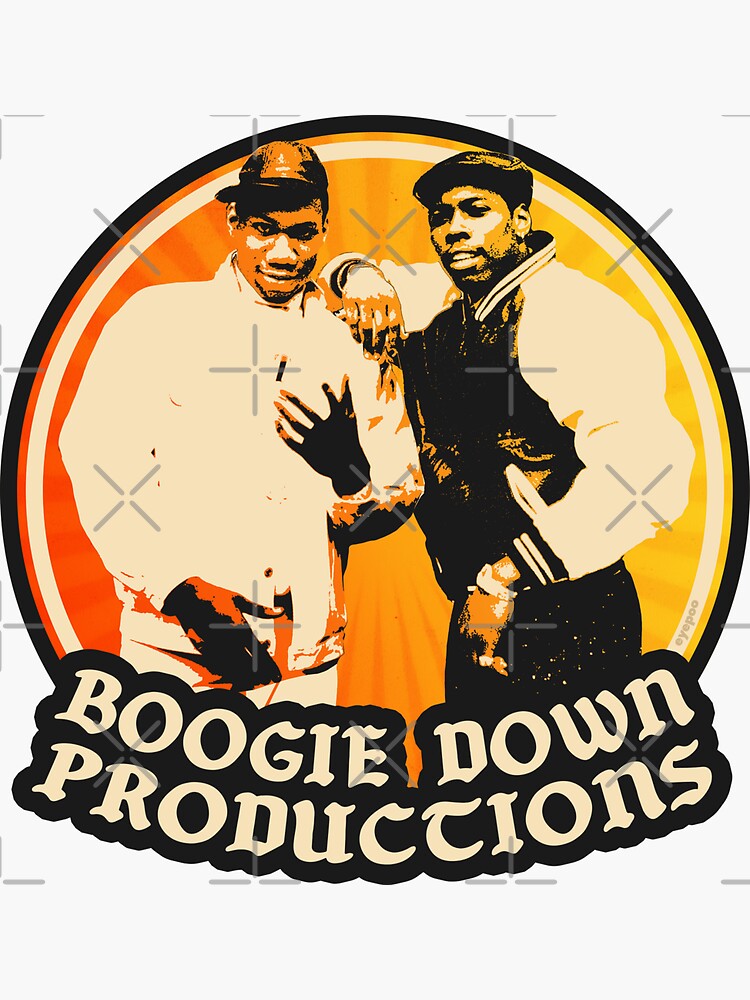 "BDP Boogie Down Productions 80s 90s Hip Hop" Sticker for Sale by ...