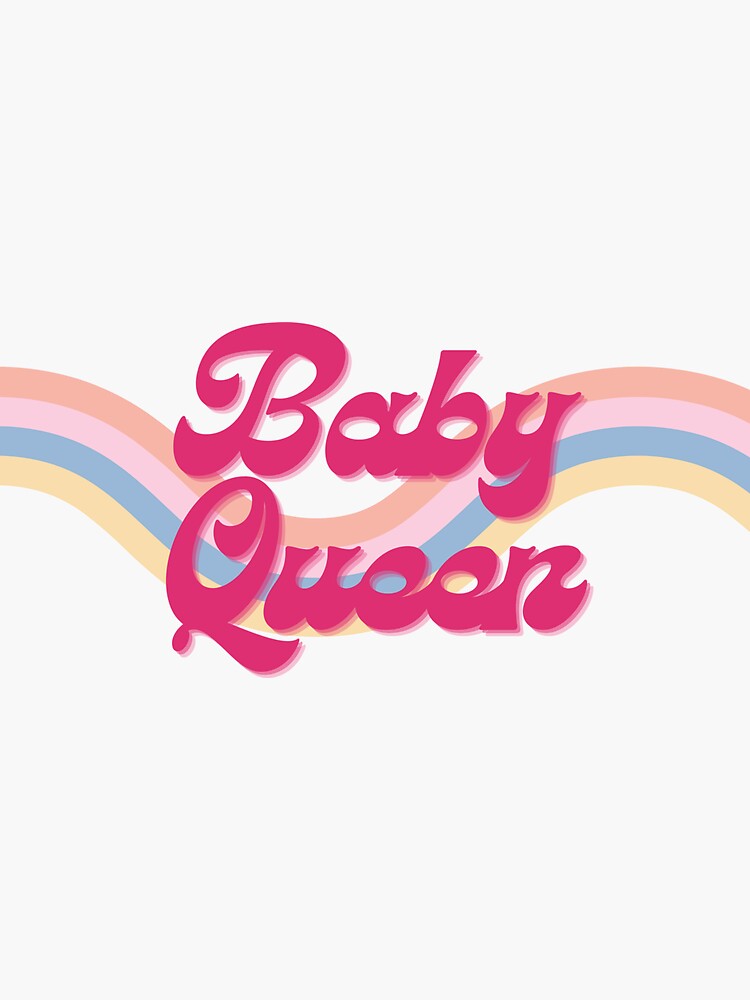 "Baby Queen rainbow logo" Sticker for Sale by debasershop | Redbubble