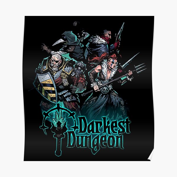 "-darkest-dungeon-" Poster for Sale by salrasras | Redbubble