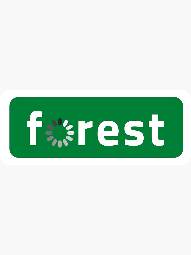 "Forest road sign" Sticker for Sale by idontcare--- | Redbubble