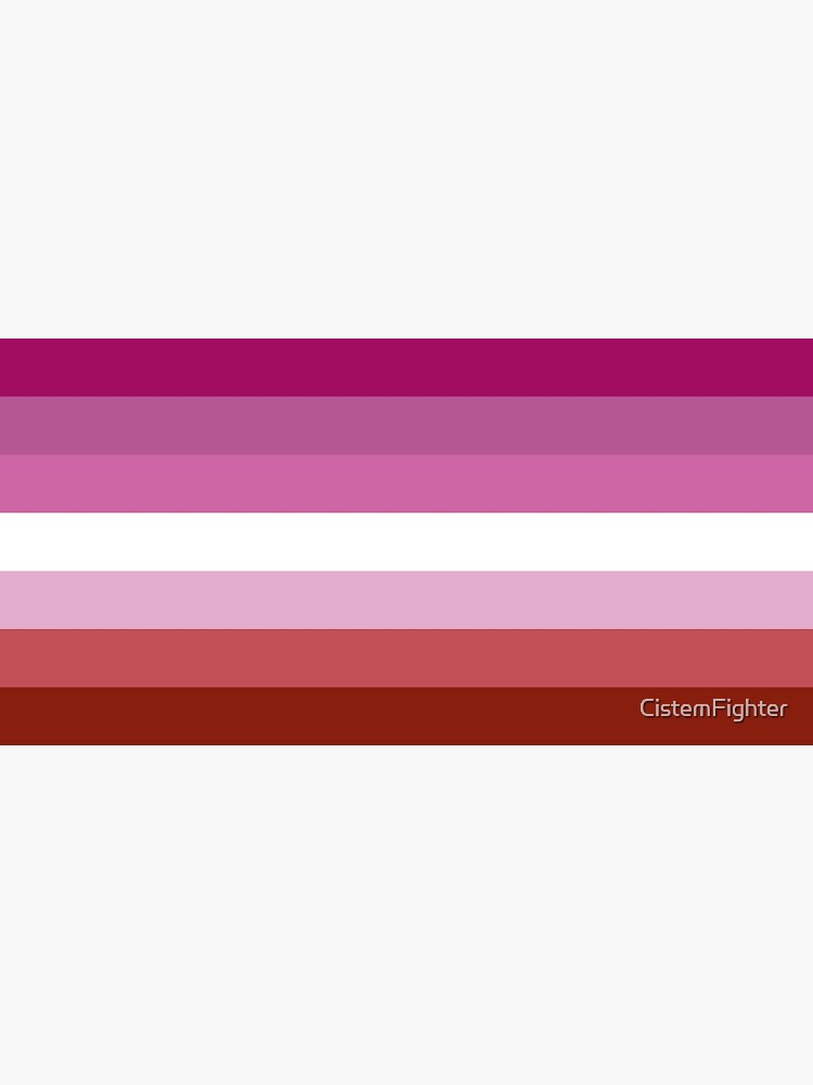 Lesbian Flag Poster By Cistemfighter Redbubble