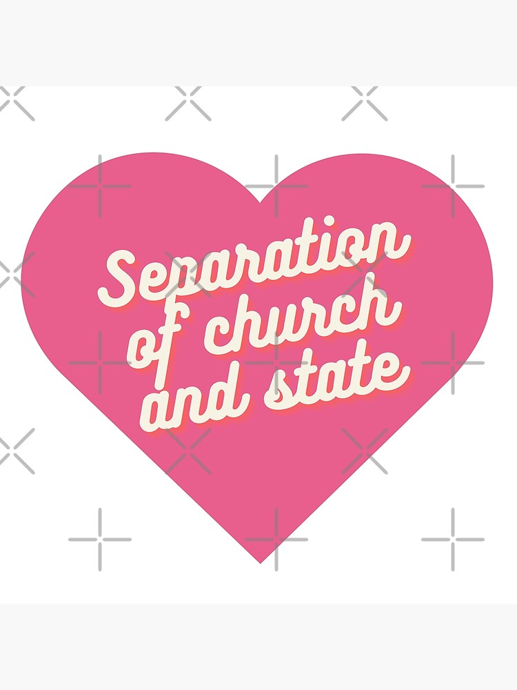 "Separation of Church and State" Poster for Sale by cemmirane | Redbubble