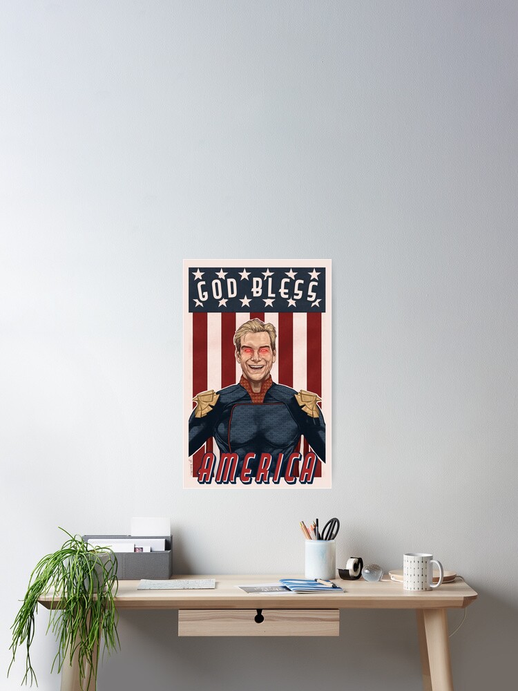 "Homelander" Poster for Sale by johnshawkins12 | Redbubble