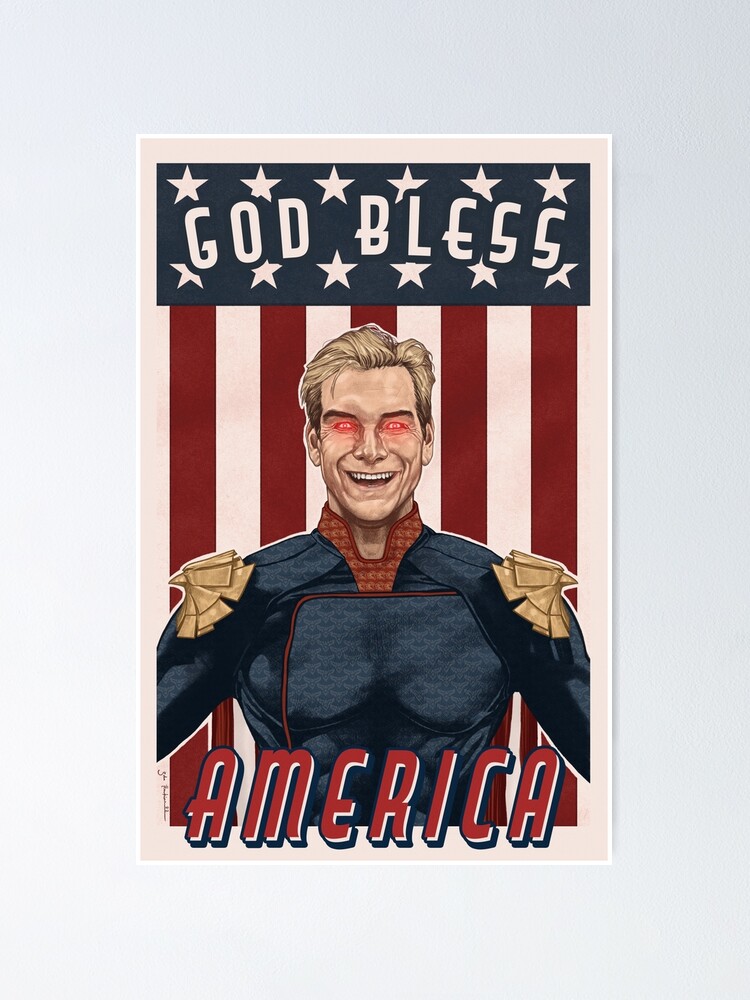 "Homelander" Poster for Sale by johnshawkins12 | Redbubble