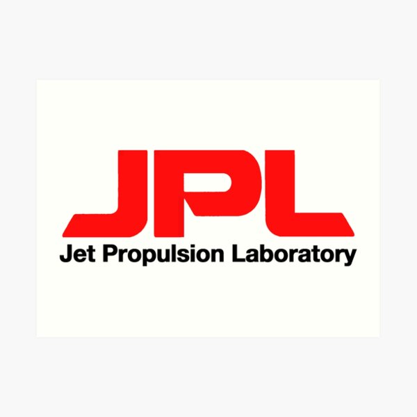 "Jet Propulsion Laboratory (JPL) Logo for Light Colors ONLY" Art Print ...