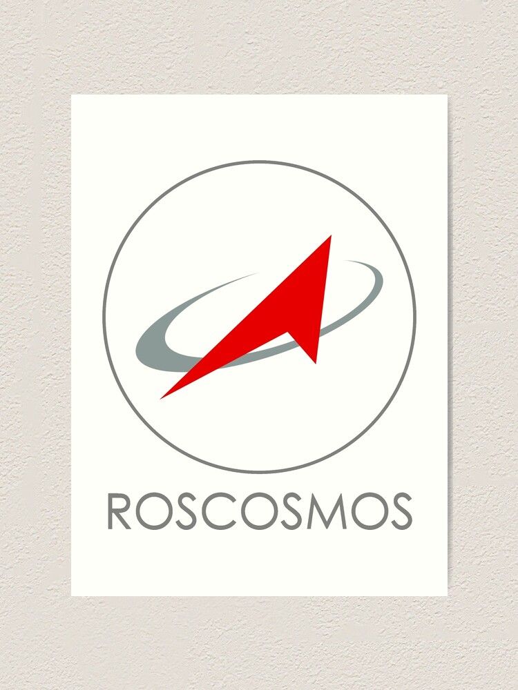 "Russian Federal Space Agency (Roscosmos) Logo" Art Print by ...