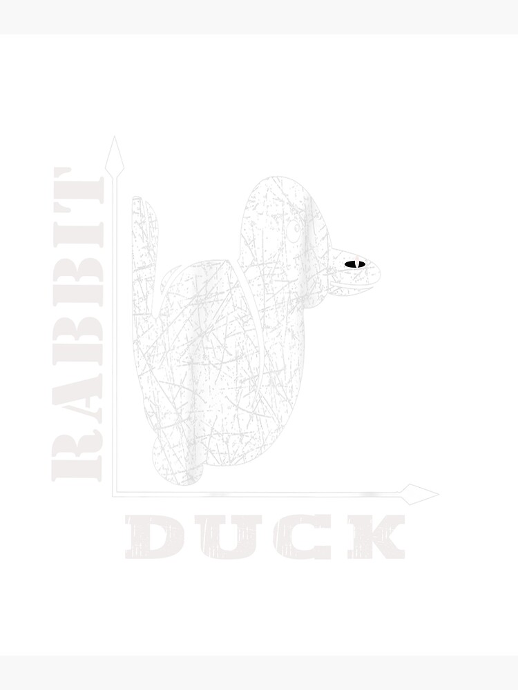 "Rabbit Duck Illusion - Funny Rabbit Duck - Wittgenstein Rabbit Duck ...