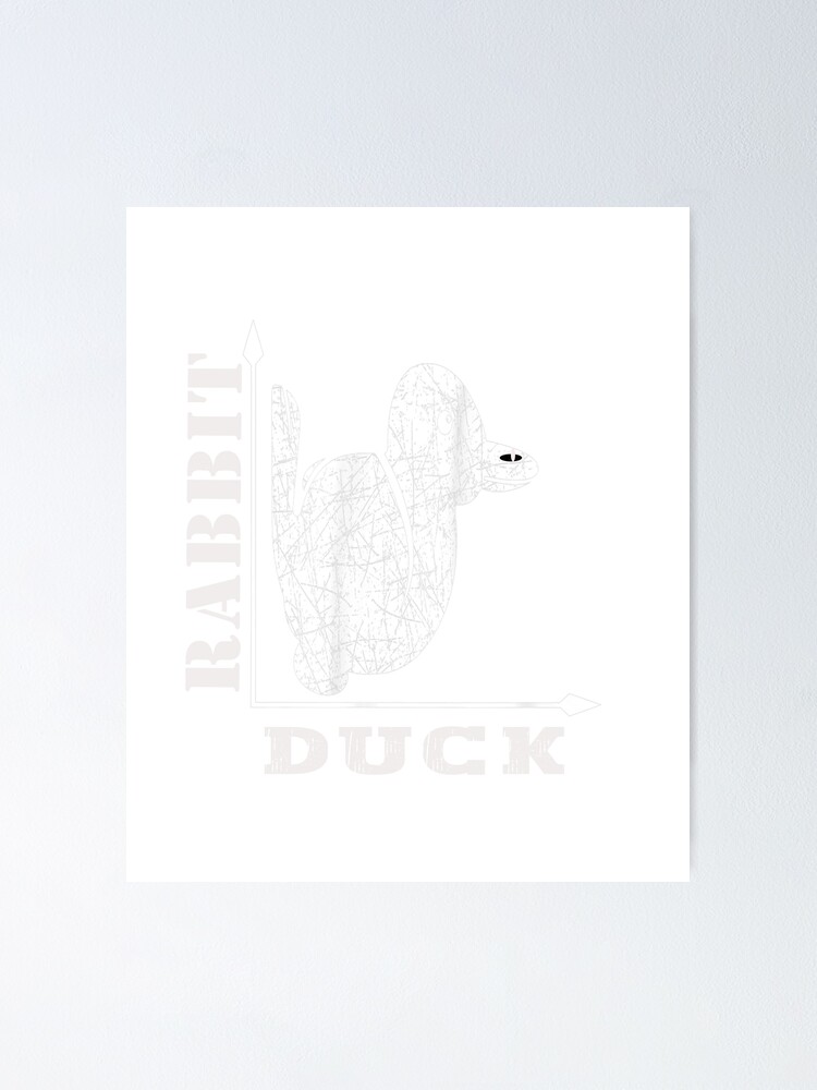 "Rabbit Duck Illusion - Funny Rabbit Duck - Wittgenstein Rabbit Duck ...