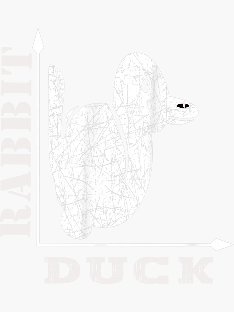 "Rabbit Duck Illusion - Funny Rabbit Duck - Wittgenstein Rabbit Duck ...