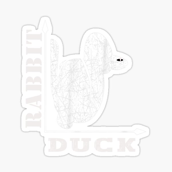 "Rabbit Duck Illusion - Funny Rabbit Duck - Wittgenstein Rabbit Duck ...