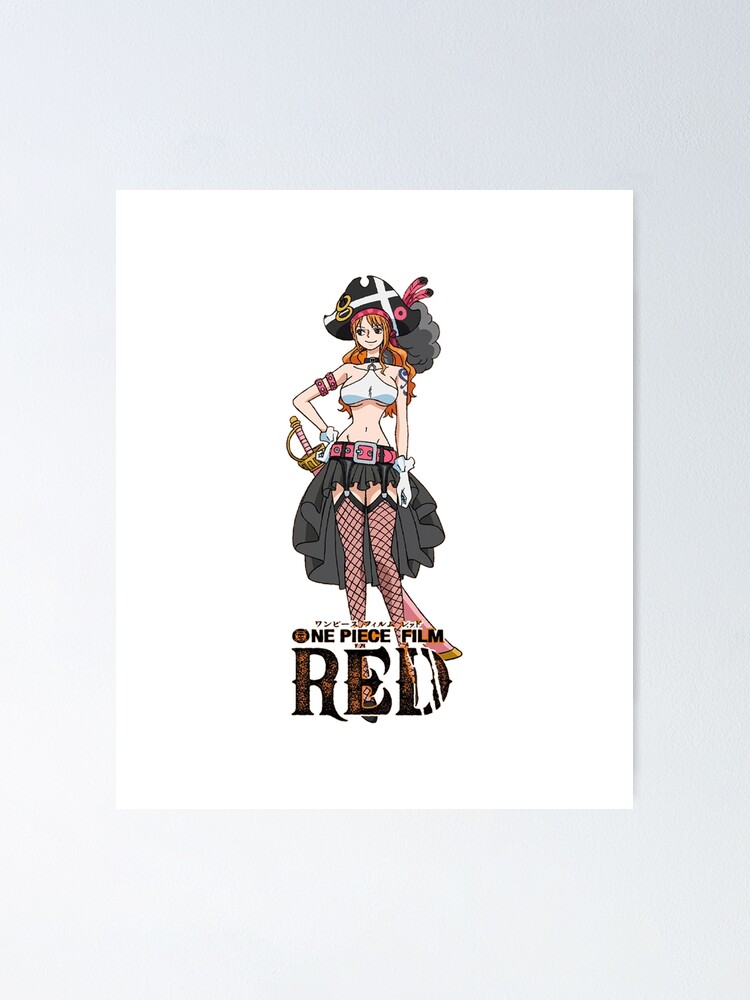 "Nami, One Piece Film Red" Poster for Sale by artbeerss | Redbubble